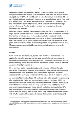 The low interest rate environment: Causes, effects and a way out | PDF