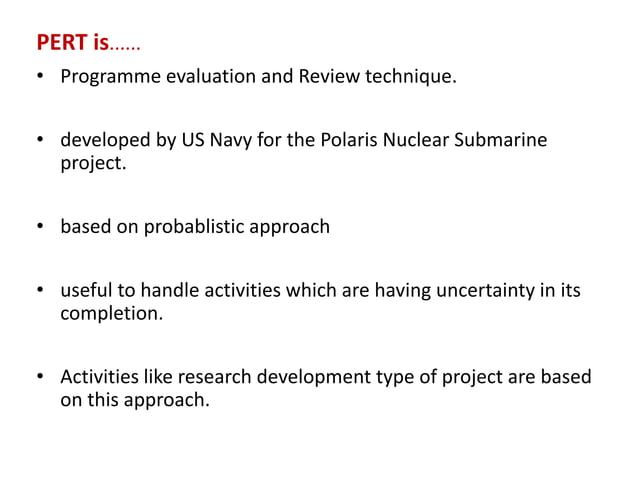 PERT | PPTX
