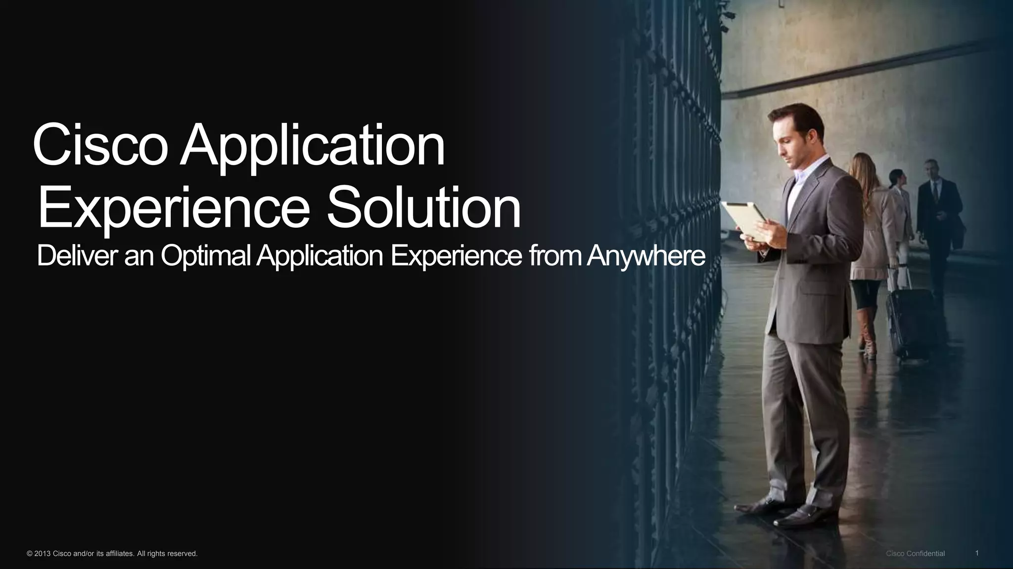 iWAN - Cisco Application Experience Solution | PPTX | Cloud Computing | Internet