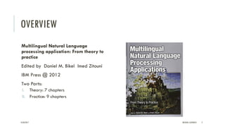 Summary of Multilingual Natural Language Processing Applications: From Theory to Practice | PDF