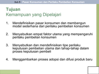 Pasar Konsumen dan Perilaku Pembelian Konsumen | PPTX