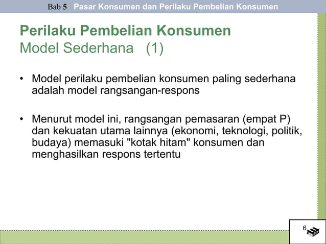 Pasar Konsumen dan Perilaku Pembelian Konsumen | PPTX