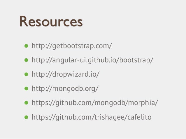 Live Demo from JavaOne
