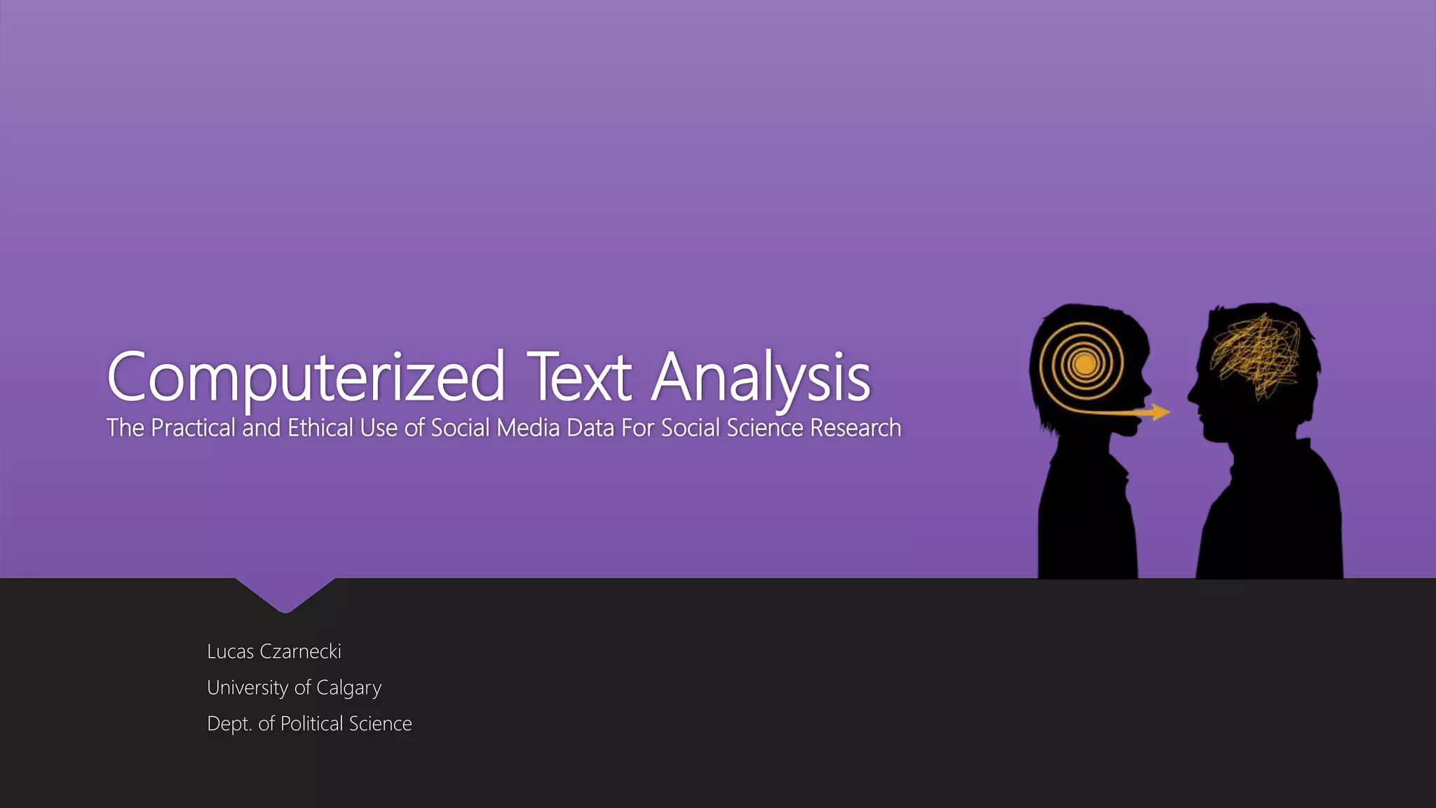 I want to know more about compuerized text analysis | PPT | Free Download