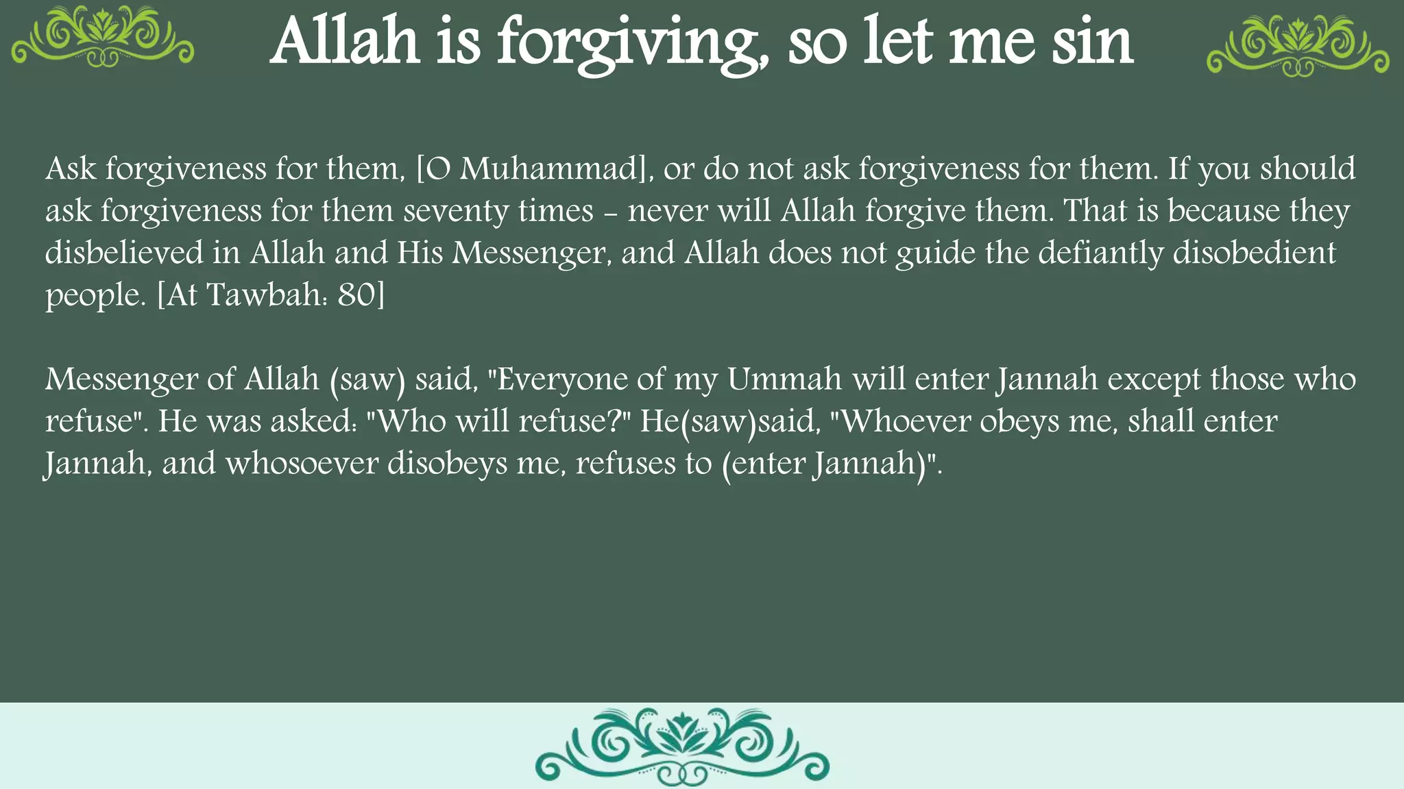 Repentance in Islam | PPTX