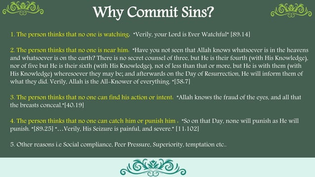 Repentance in Islam | PPTX | Islam | Religion & Spirituality