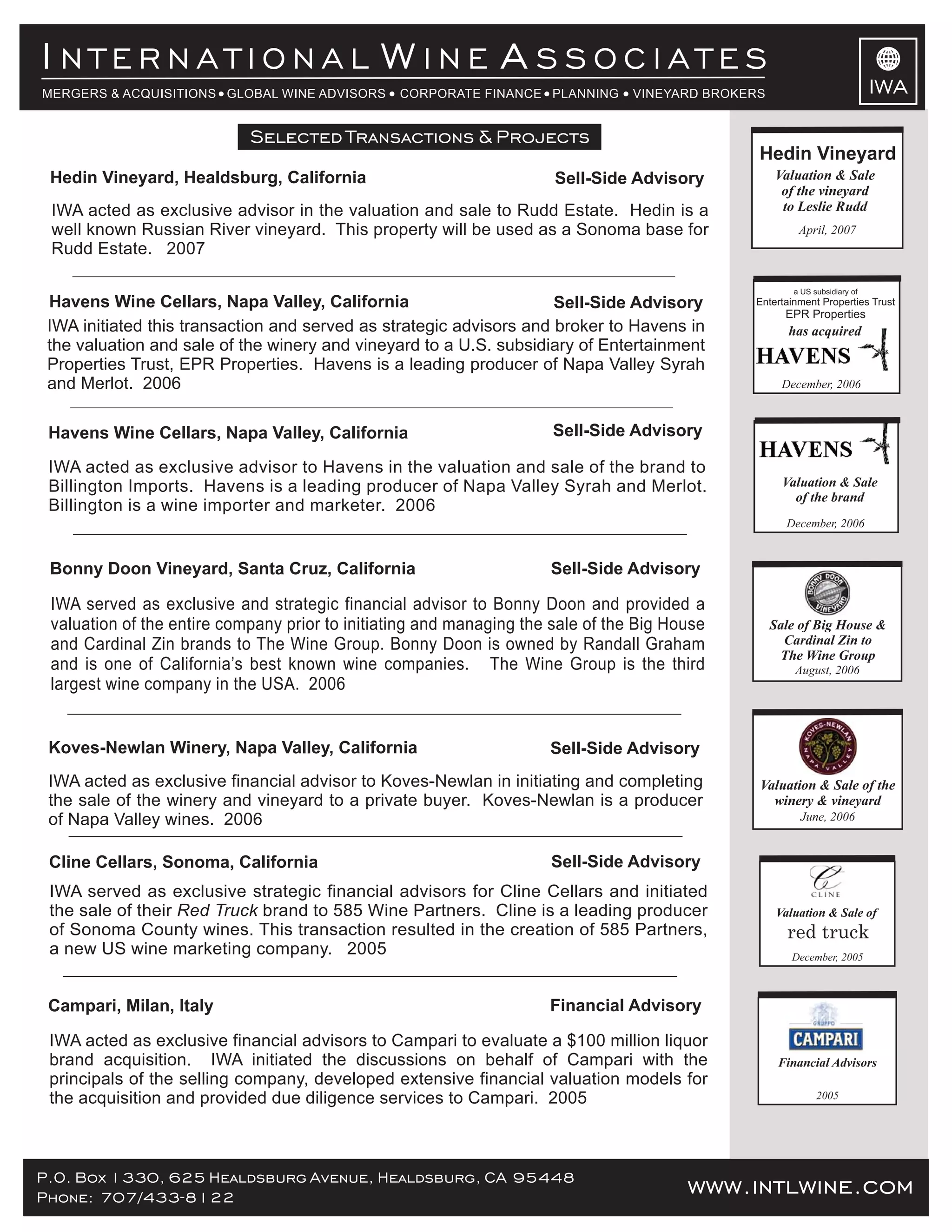 IWA Company Profile | PDF