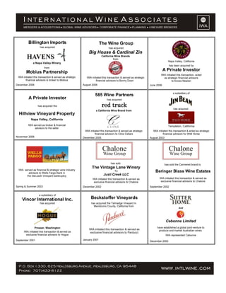 IWA Profile | PDF | Business Administration | Business