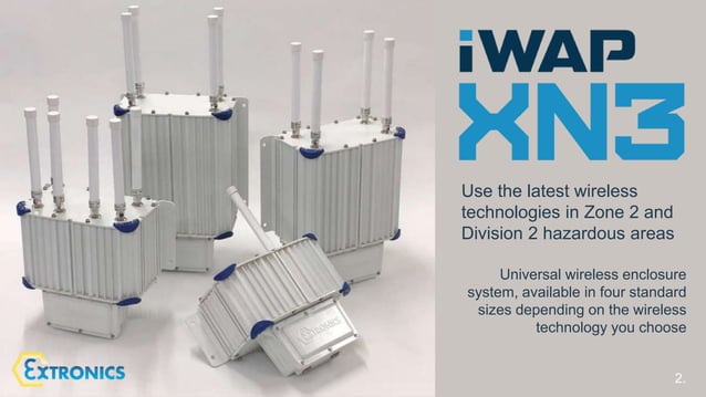 NEW! iWAP XN3 Zone 2/Div 2 universal wireless enclosure system now available! | PPT