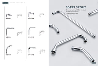 Iwater faucet spout catalogue | PDF | Bath and Shower | Personal Care