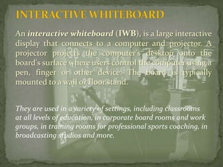 Interactive whiteboard | PPT