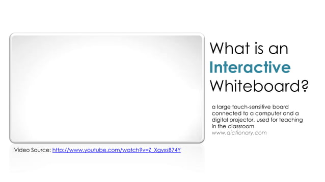 Blackboard to Interactive Whiteboard | PPTX | Web Development | Internet
