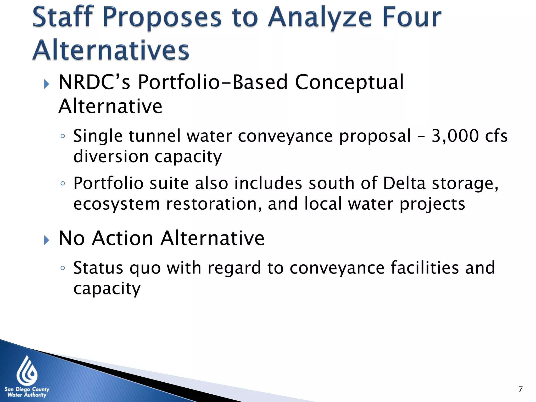 BDCP: Water Authority Board Review Process July 25, 2013 | PDF