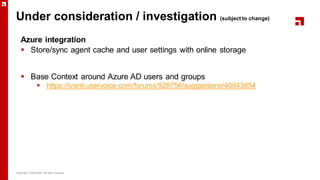 Workspace Control 2020 now with Ivanti Neurons for Edge Intelligence | PPT