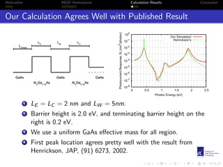 Non-equilibrium Green's Function Calculation of Optical Absorption in Nano Optoelectronic ...