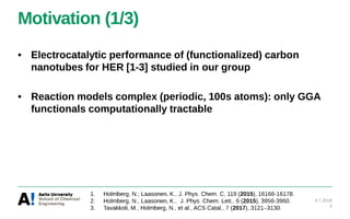Using constrained DFT for simulating the hydrogen evolution reaction | PDF