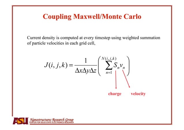 Coupling Maxwell\'s Equations to Particle-Based Simulators | PPT