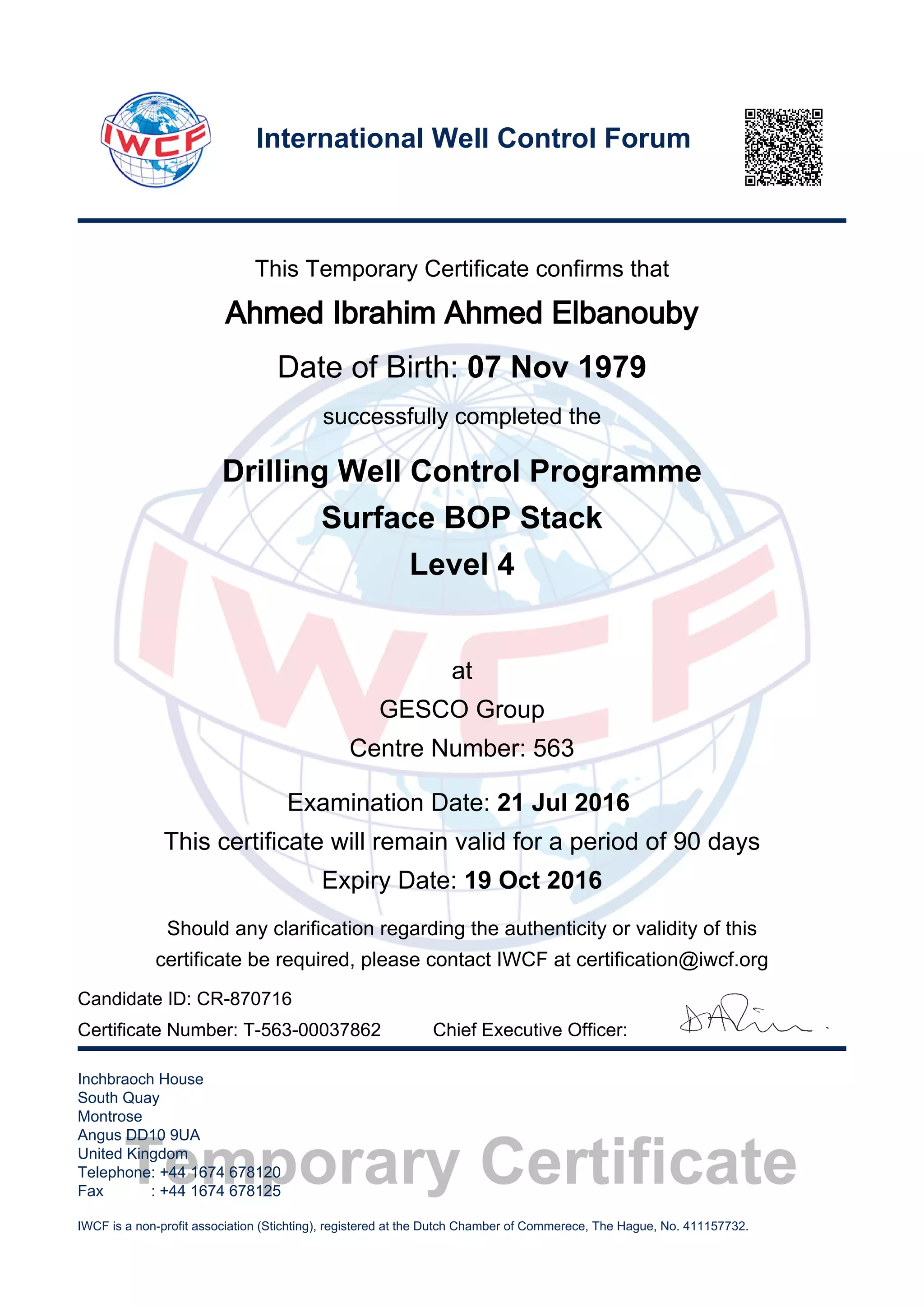 Iwcf temp 2018 | PDF