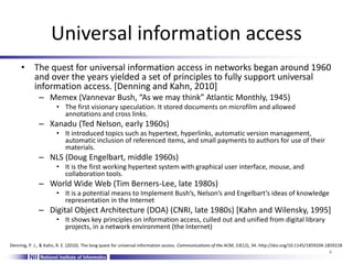 Toward universal information access on the digital object cloud | PPTX ...