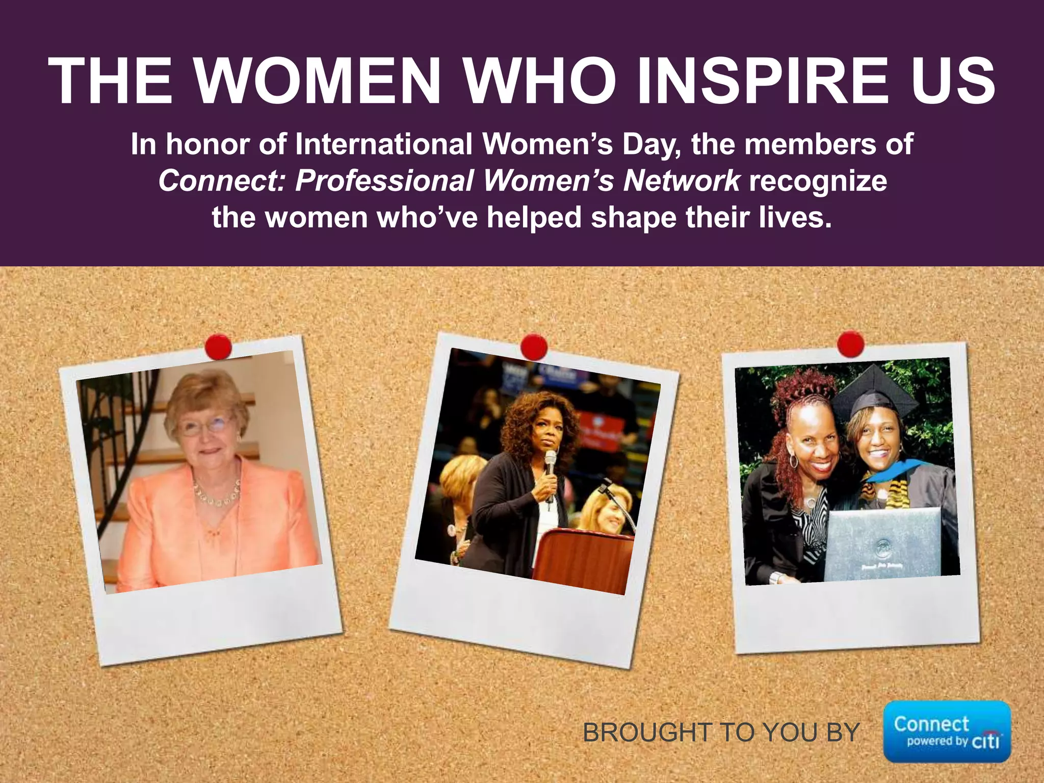 The Women Who Inspire Us | PPTX