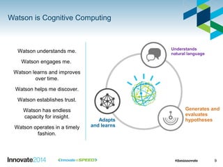 IWE 2480 - An Ecosystem of Innovation: Creating Cognitive Apps Powered ...