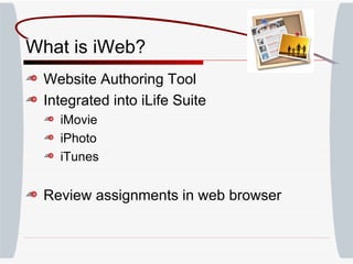 Iweb | PPT | Free Download