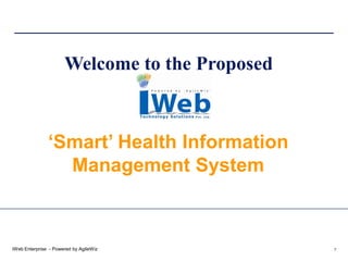 iWeb's eGovernance HMIS System | PPT