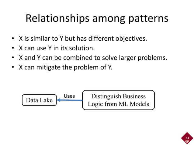 Studying Software Engineering Patterns for Designing Machine Learning ...