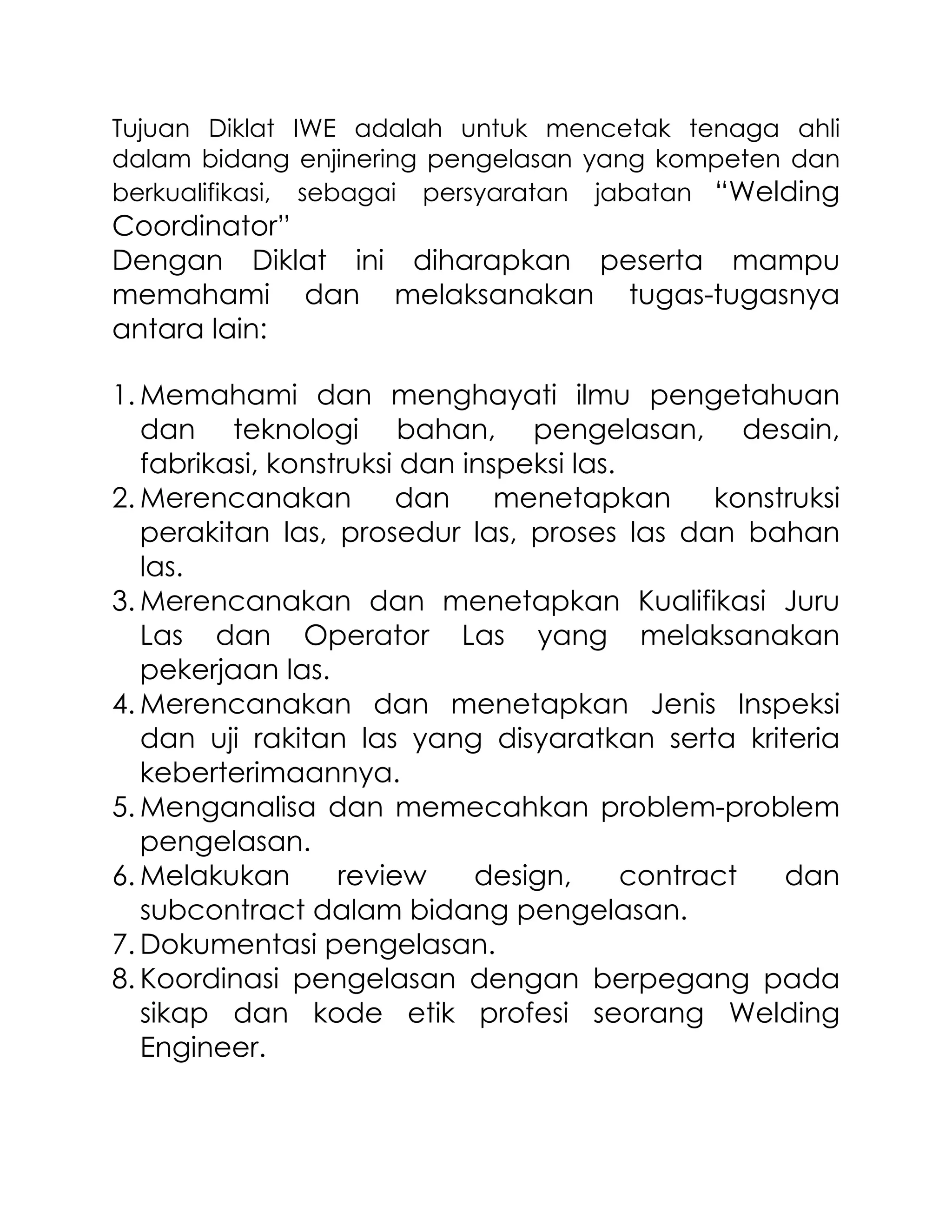 Syllabus- (IIW) Welding Engineer | PDF