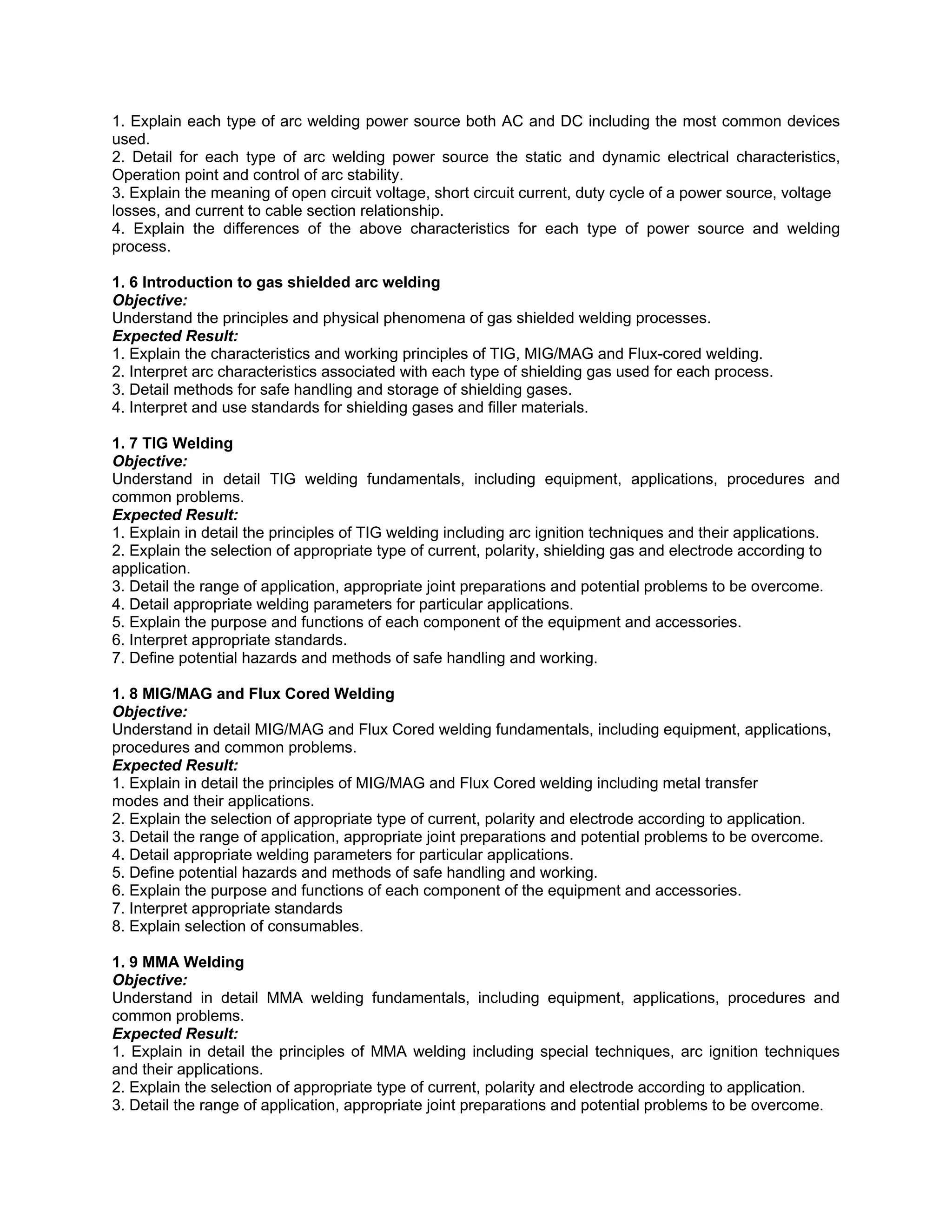 Syllabus- (IIW) Welding Engineer | PDF