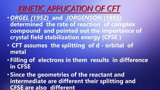 Crystal Field Theory | PPTX