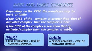Crystal Field Theory | PPTX