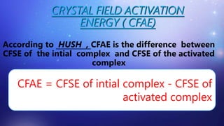 Crystal Field Theory | PPTX
