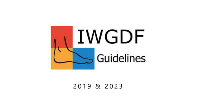 IWGDF PRACTICAL GUIDELINES 2019 + 2023 update.pptx | Foot Health ...