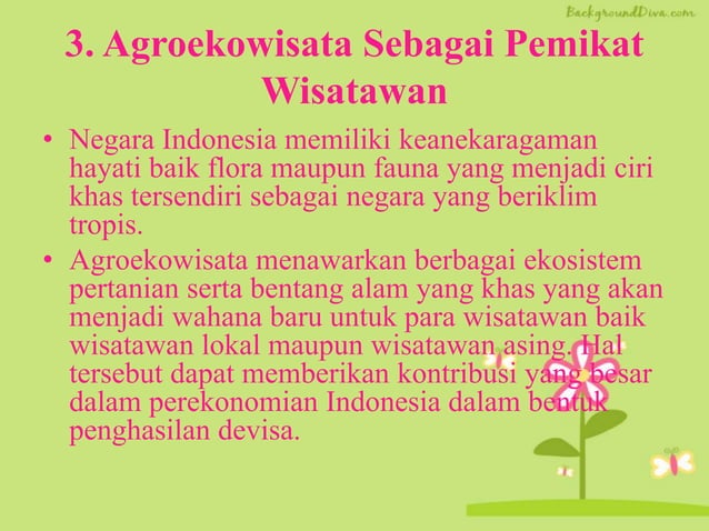 Peran sektor pertanian | PPTX