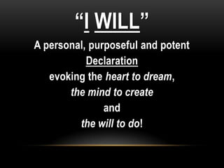 Today, I will | PPTX