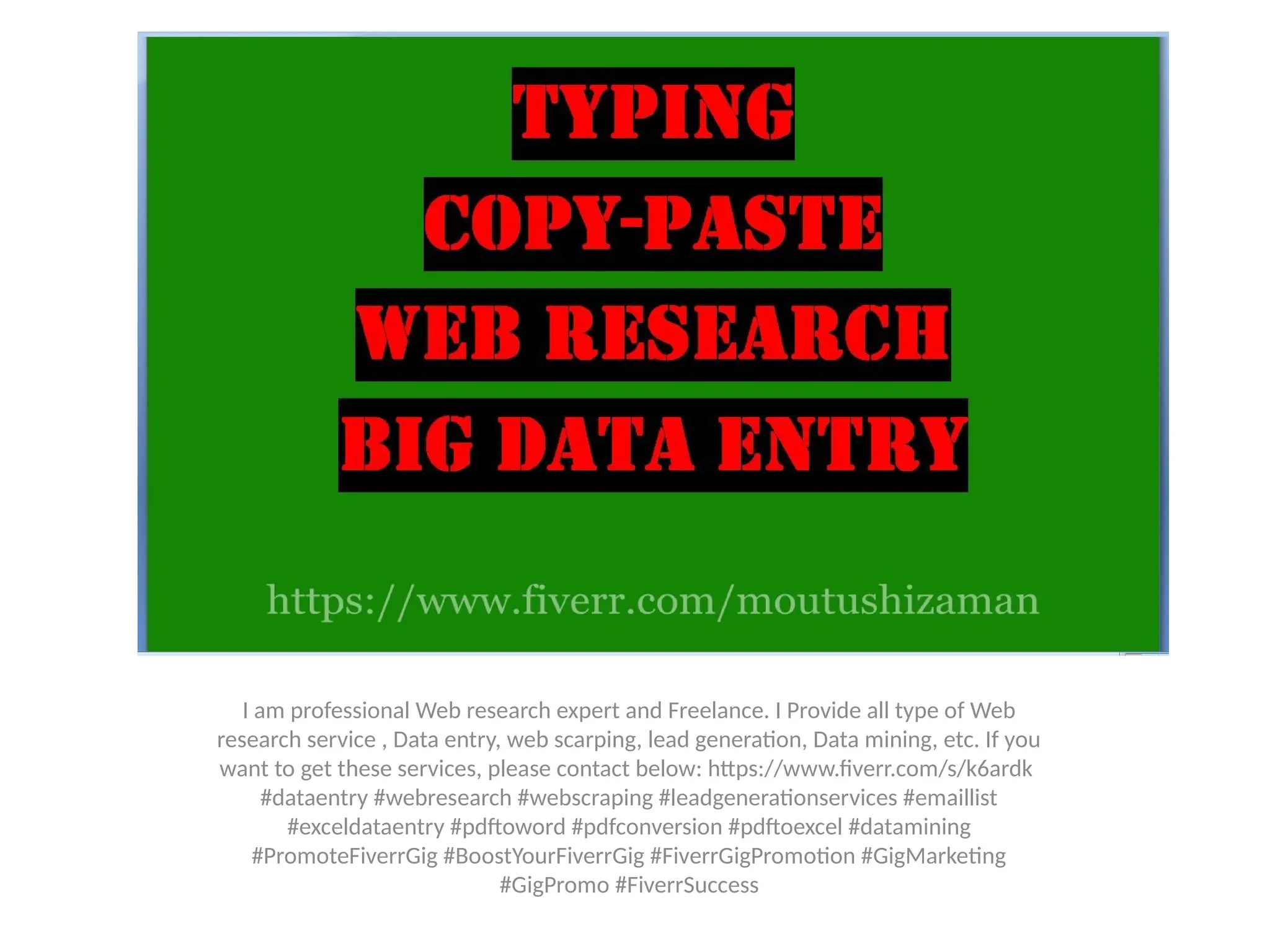 I will do data entry, copy paste, and typing.pptx