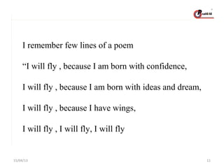 I will fly | PPT
