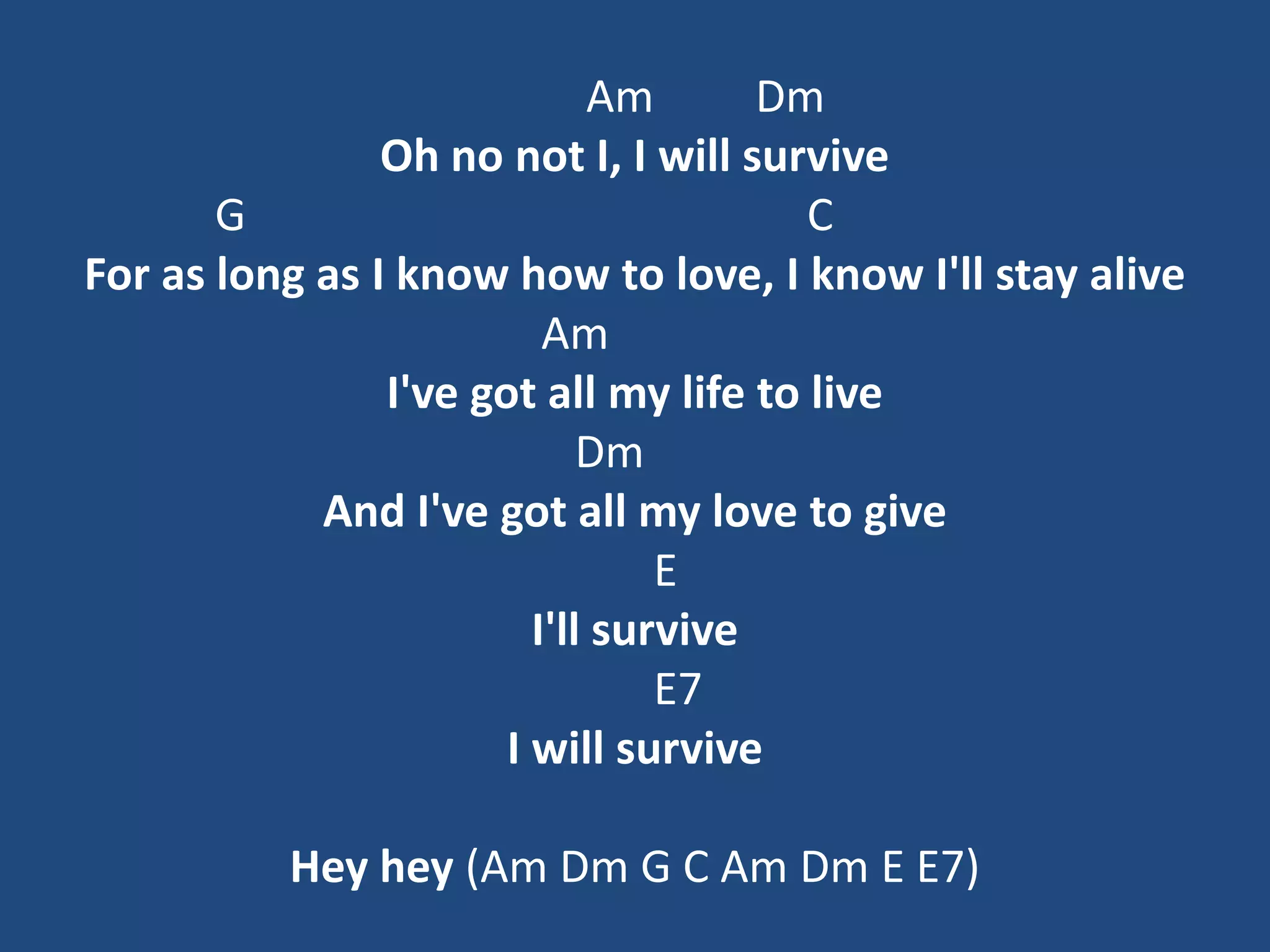 I Will Survive | PPT