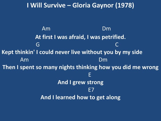 I Will Survive | PPT
