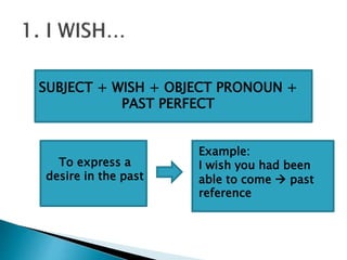 I wish/ If only/ I hope | PPTX