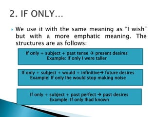 I wish/ If only/ I hope | PPTX