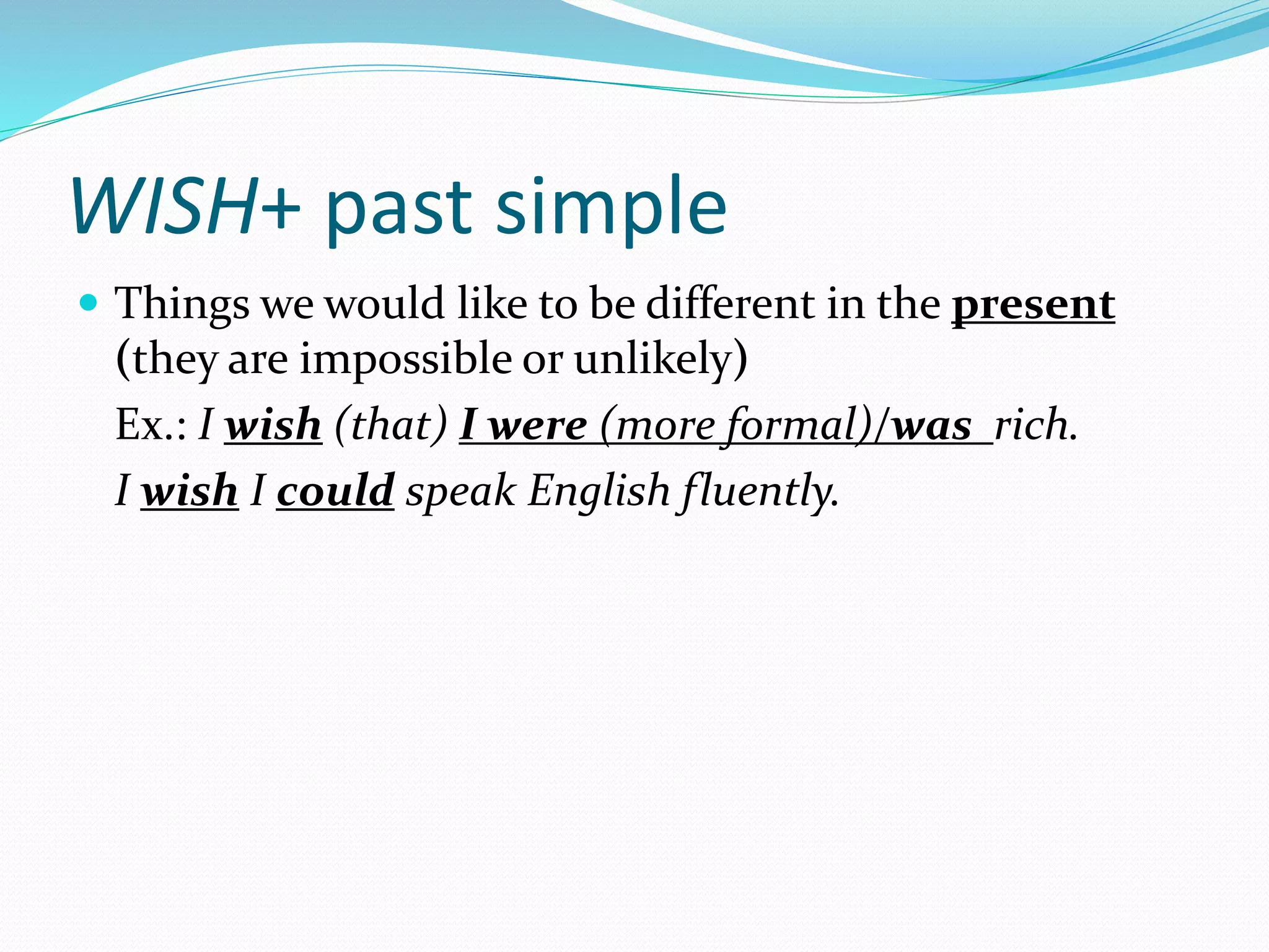 I wish if only | PPTX