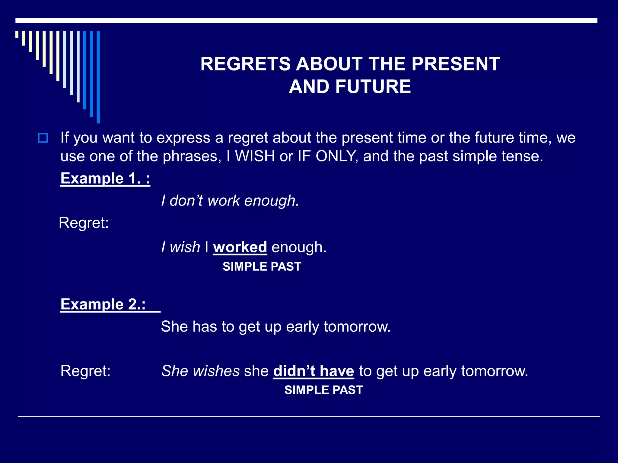 I wish : If Only.ppt