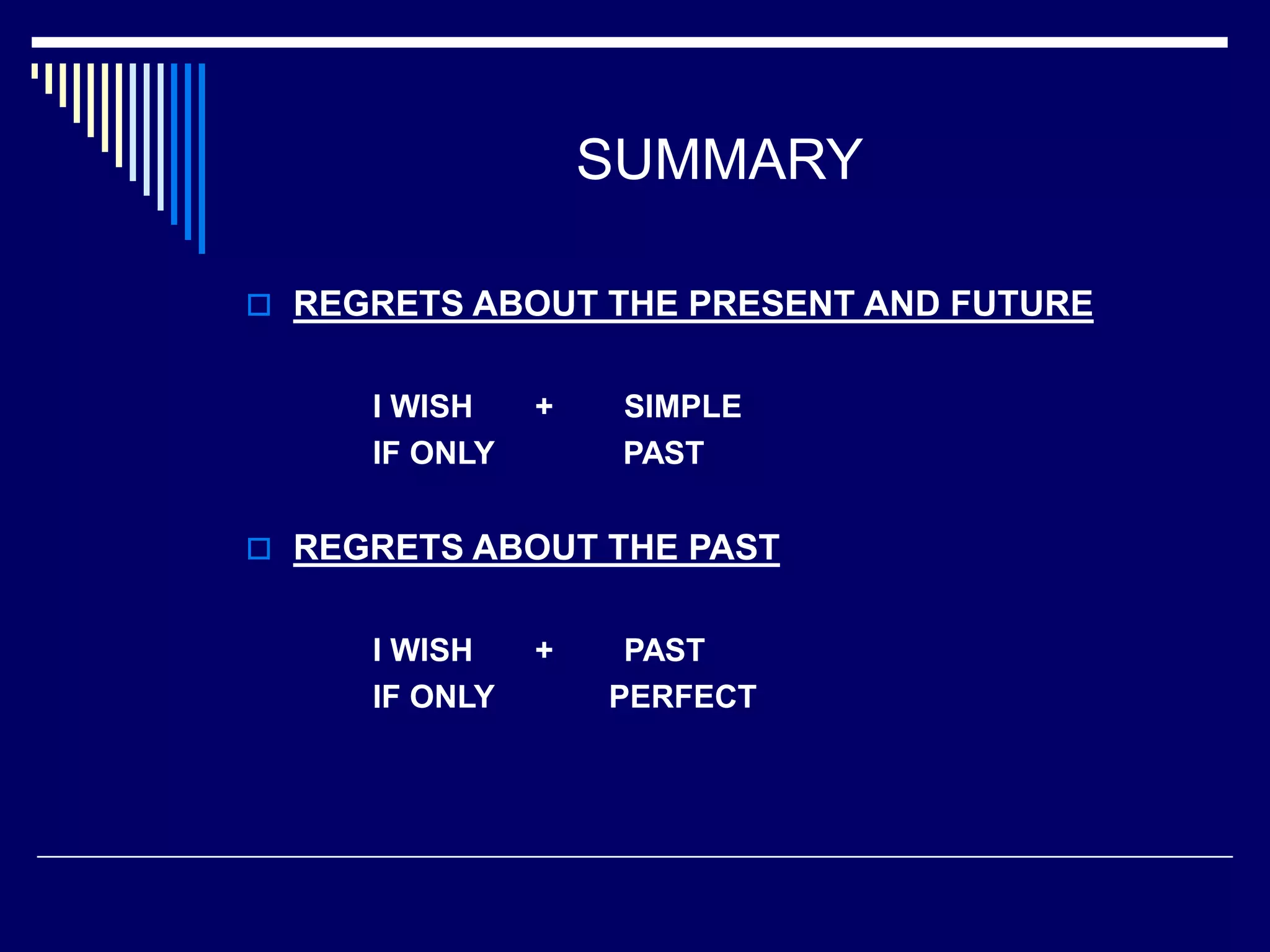 I wish : If Only.ppt
