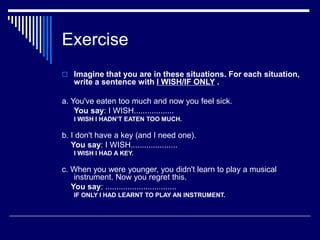 I wish : If Only.ppt