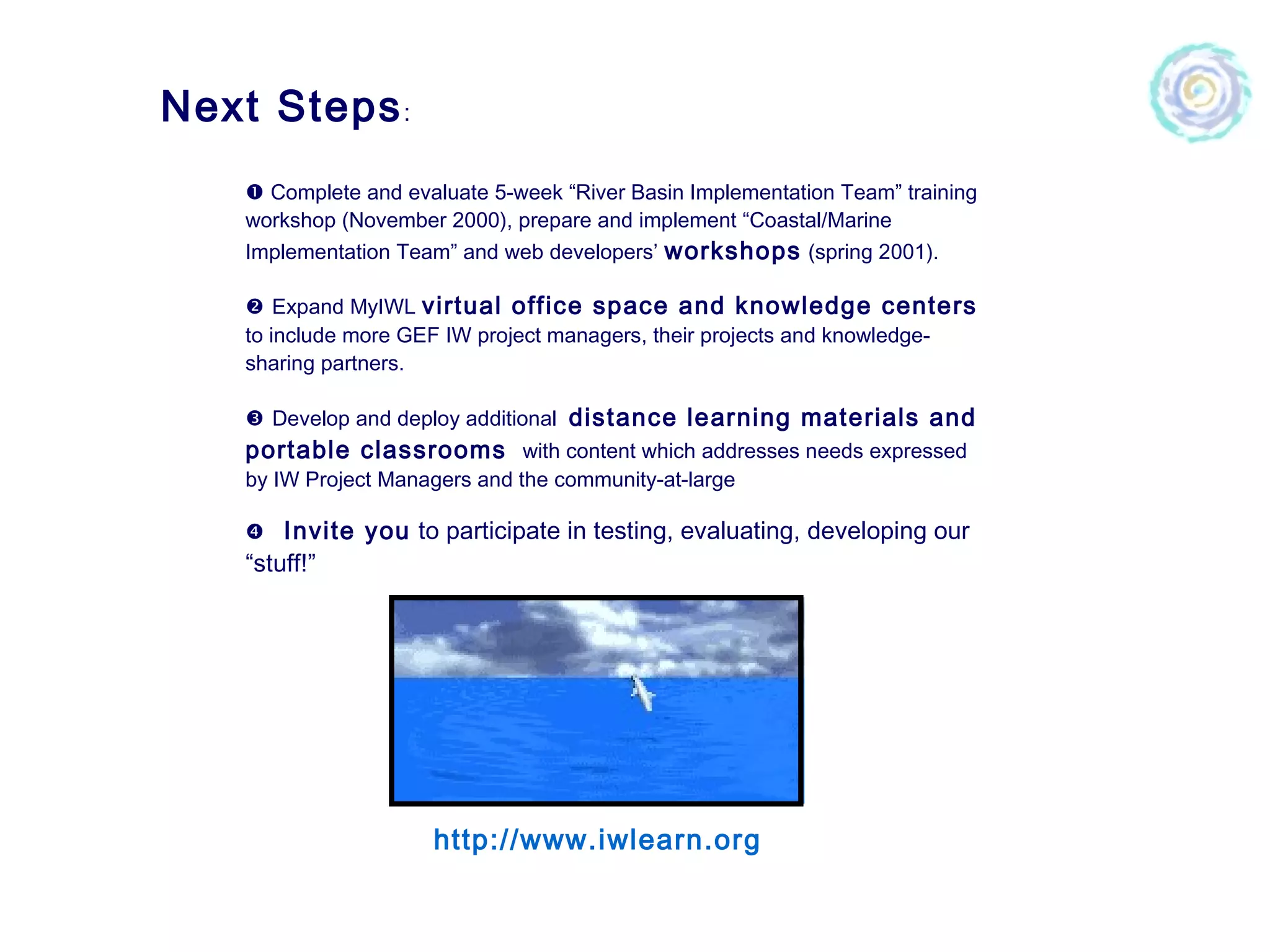 IW:LEARN- Building a Global Knowledge-Sharing Community: Presentation ...