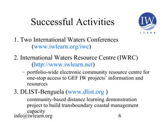 IW:LEARN - Project Overview Presentation | PPT