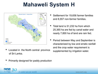 Promoting conjunctive use of surface and groundwater: A case study from ...