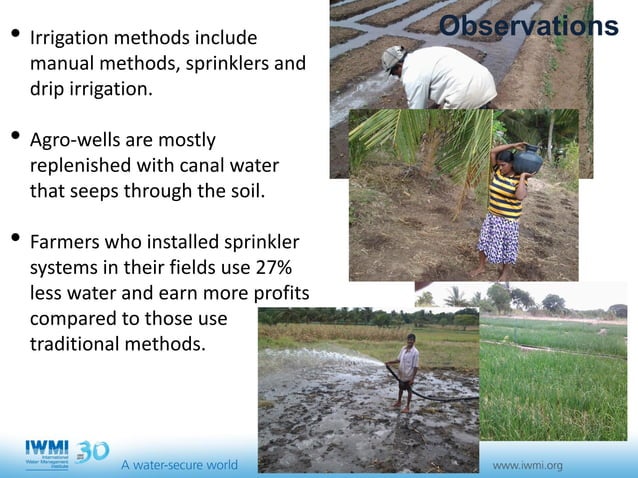 Promoting conjunctive use of surface and groundwater: A case study from ...